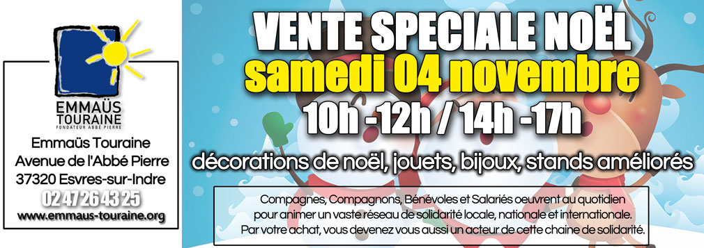 Emmaus Tours Nord Horaire